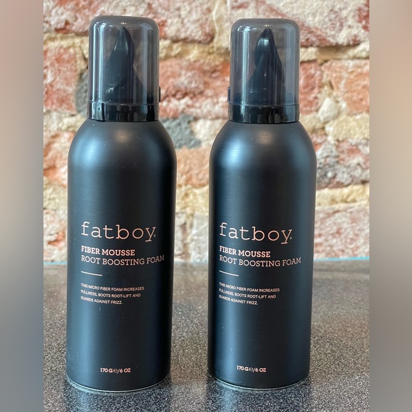 fatboy | Hair | New Set Of 2 Fatboy Fiber Mousse Root Boosting Foam ...